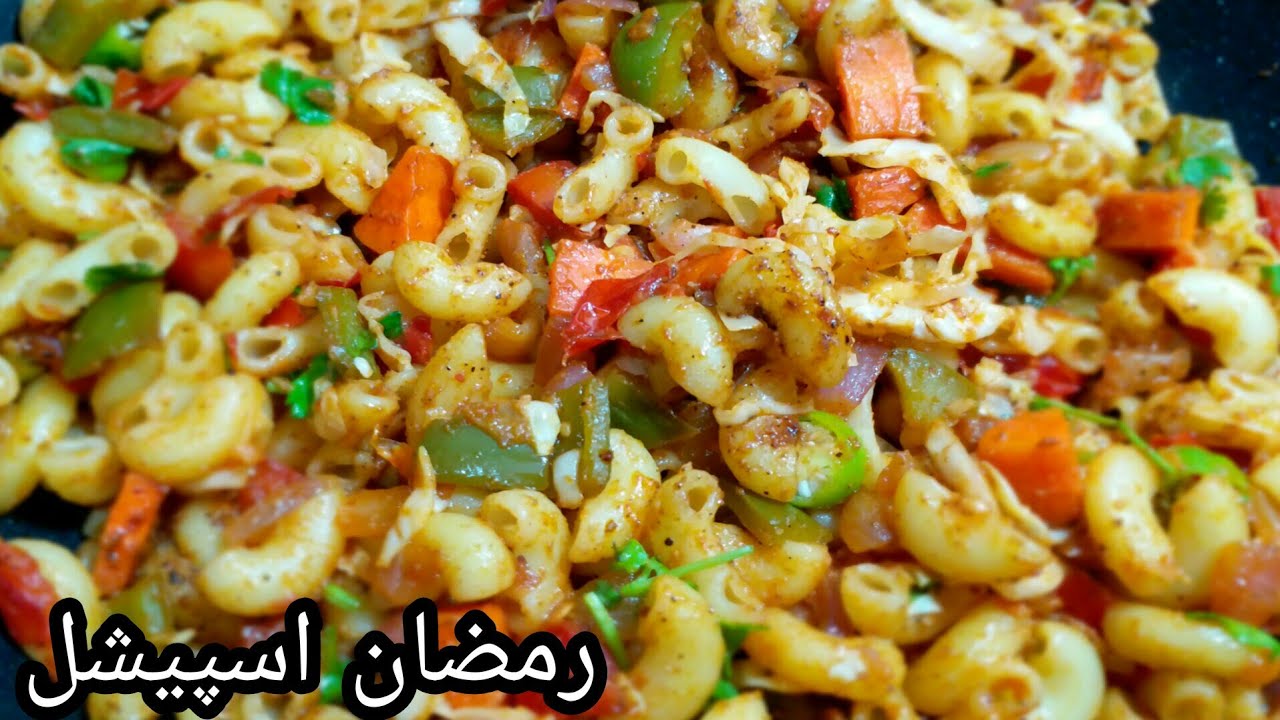 Indian style macroni Pasta recipe || vegetable macroni recipe || tasty ...