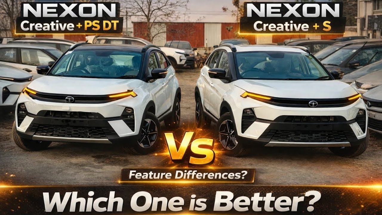 tata Nexon creative plus s VS creative plus ps | 2026 tata Nexon ...