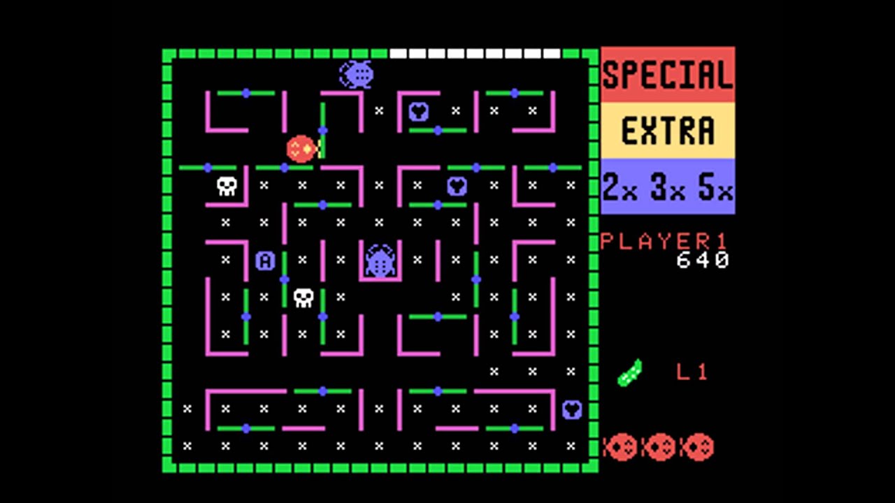 Lady Bug - ColecoVision (NTSC) [MESS] [shortplay] - YouTube