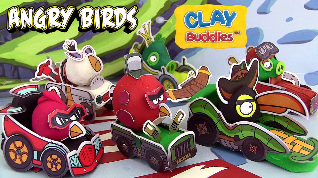 Angry Birds Clay Buddies Play Doh Super Pack Pâte à modeler Jeux pour ...