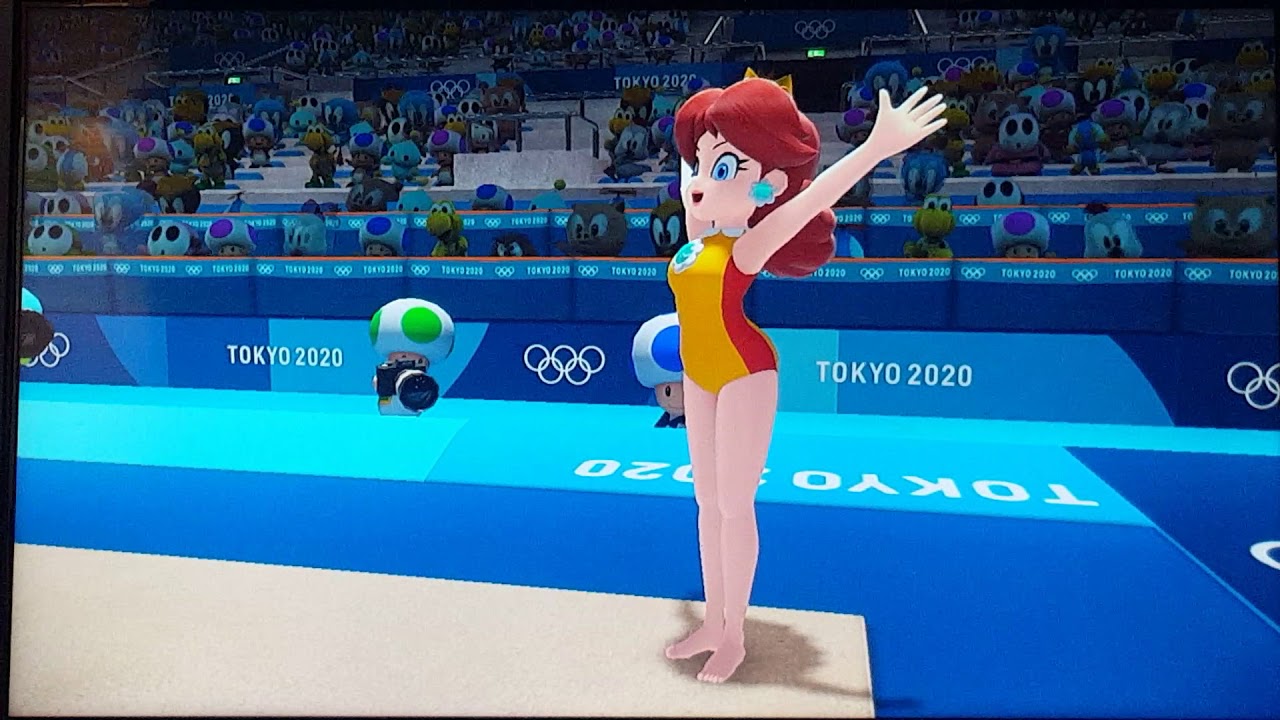 Mario & Sonic Tokyo 2020 Gymnastics #4 (Daisy) - YouTube