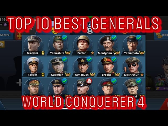 Top 10 Greatest Military Generals In The World Unique World
