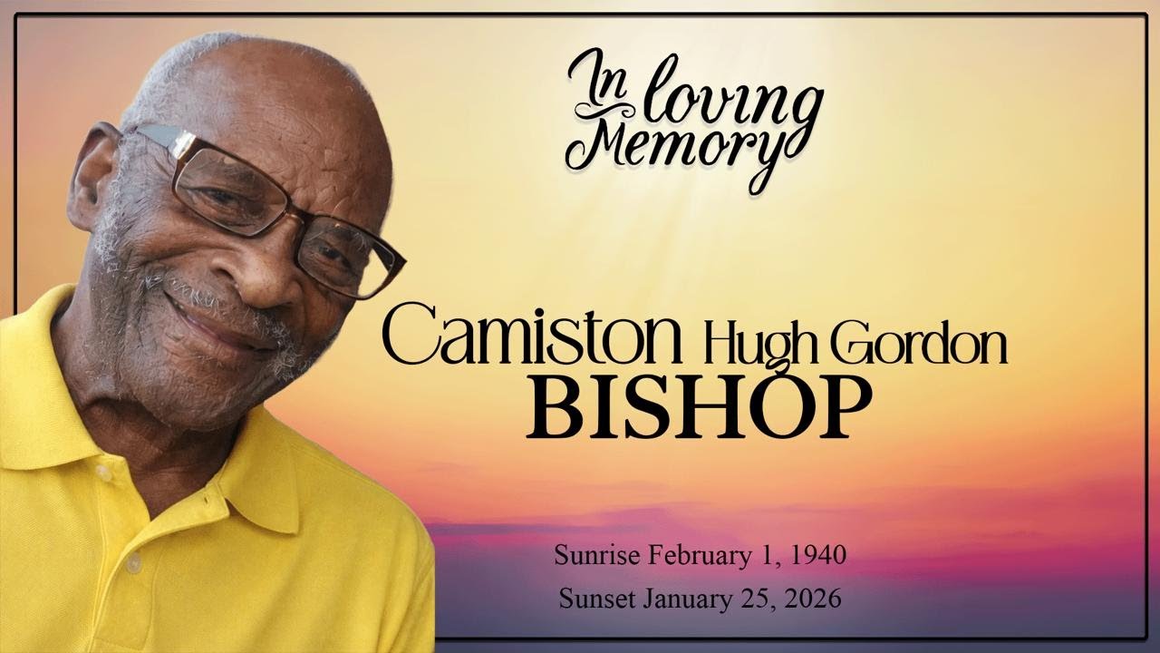 Celebrating the Life of Camiston Hugh Gordon Bishop - YouTube