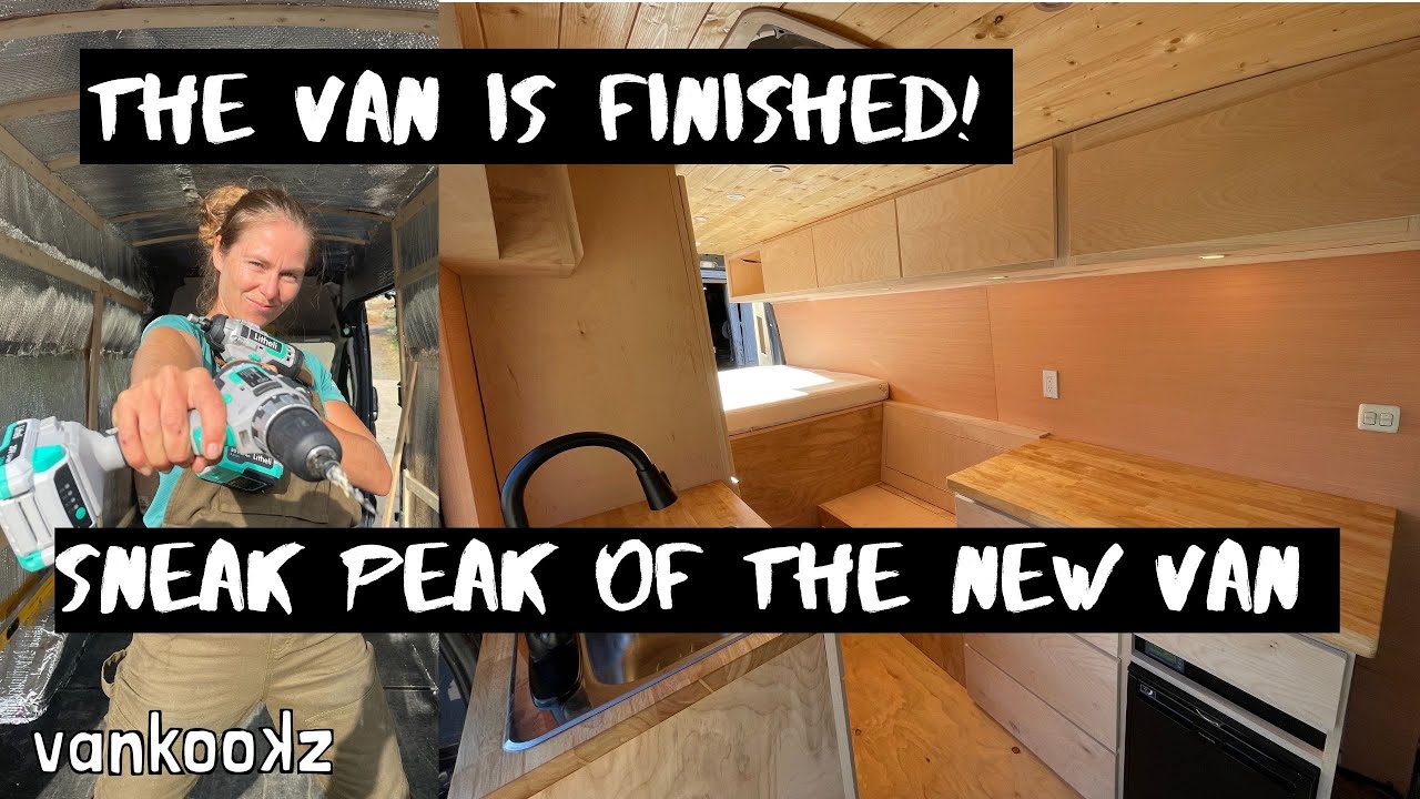 The Van Project is Finished! | Sneak Peak of our Latest Ford Transit ...