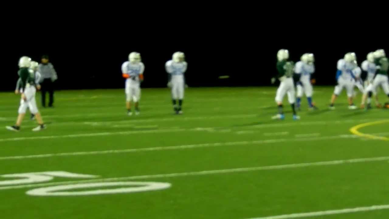 Noah Lamont #7 - 7th grade Cornerback INTERCEPTION - YouTube