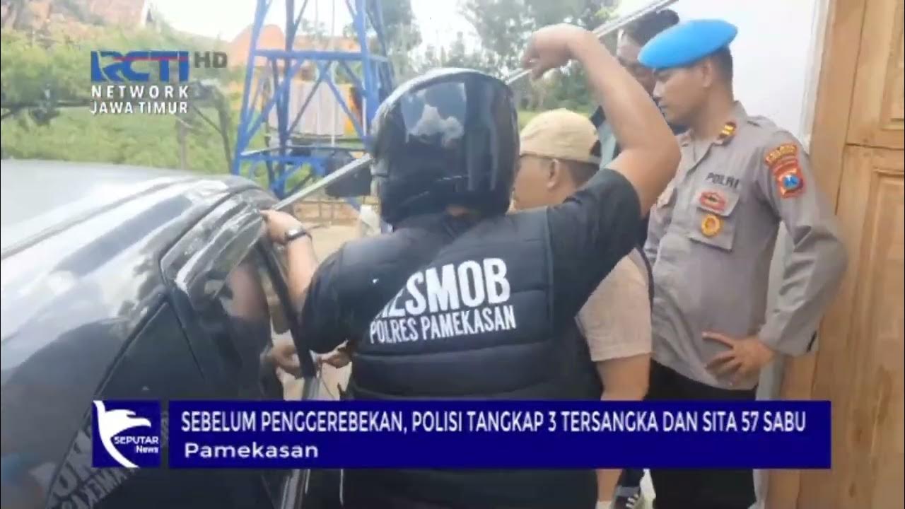 POLISI GEREBEK RUMAH BANDAR NARKOBA, SITA SABU HINGGA SAJAM - YouTube
