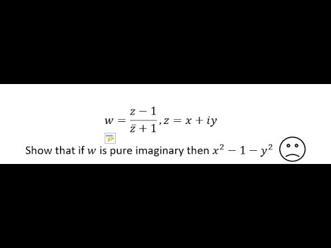 WHEN IS A COMPLEX NUMBER PURELY IMAGINARY ? - YouTube