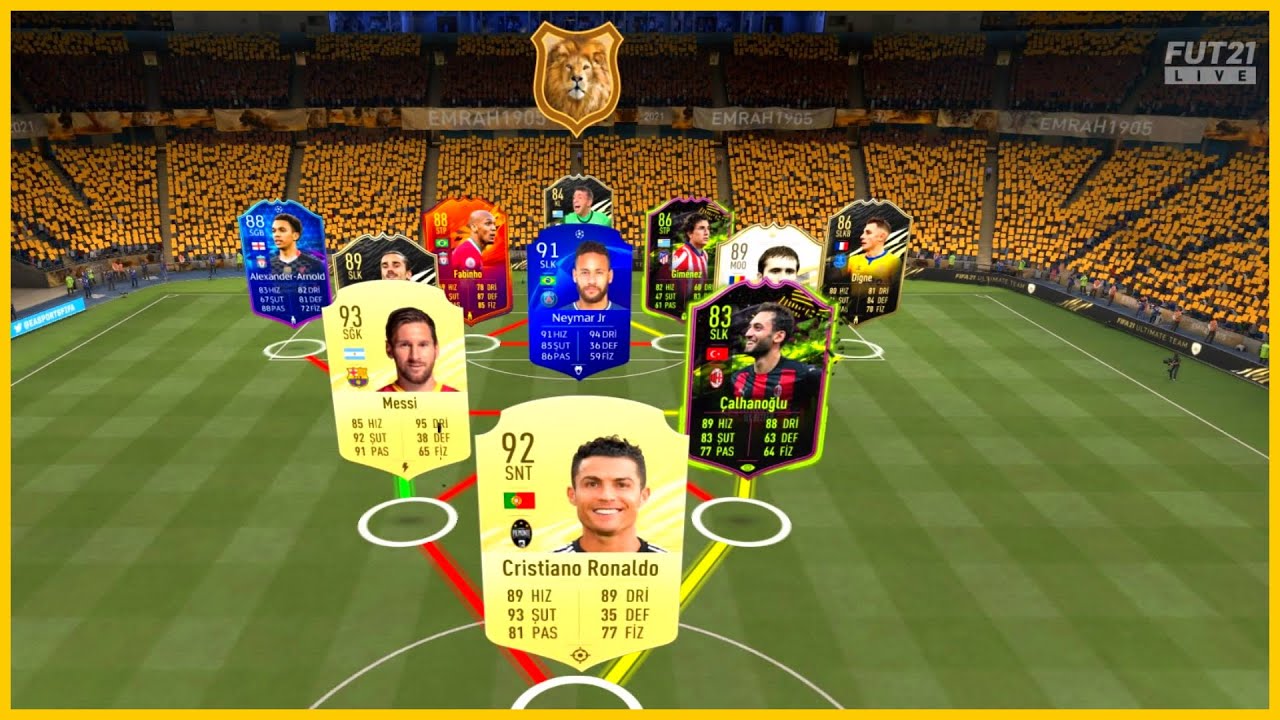 FİFA 2021 ULTIMATE TEAM TÜRK YILDIZ H.ÇALHANOĞLU ÇIKTI.PS4 - YouTube