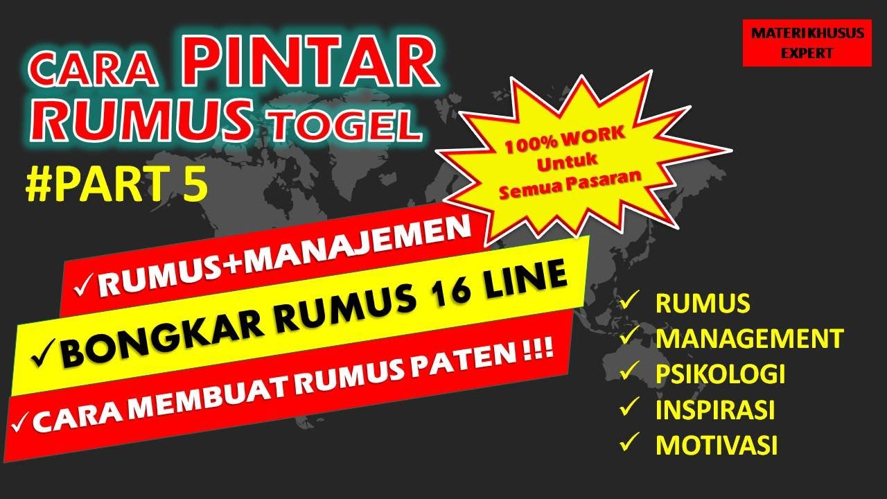 Part 5 - Bongkar Rahasia! Rumus Algoritma Togel 16 Line (Formula Untuk ...