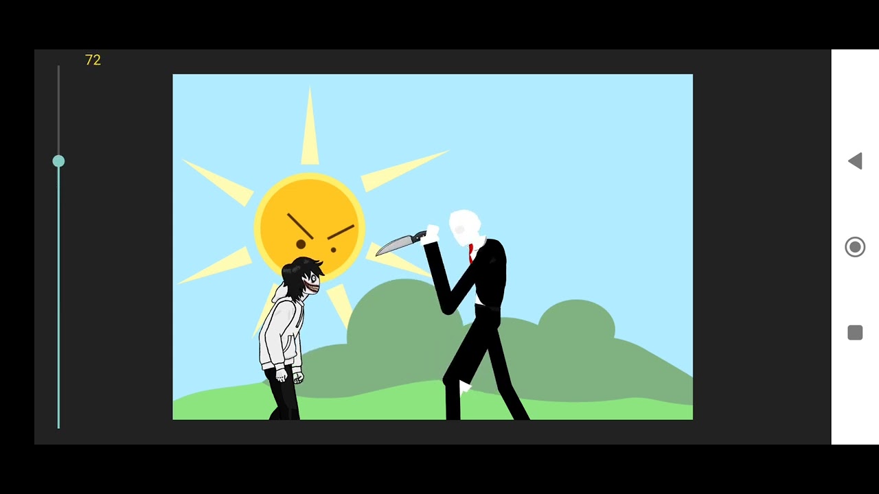 Slender man vs Jeff the killer - YouTube