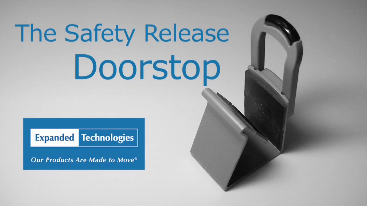 Expanded Technologies Safety Release™ Flip Down Doorstops - YouTube