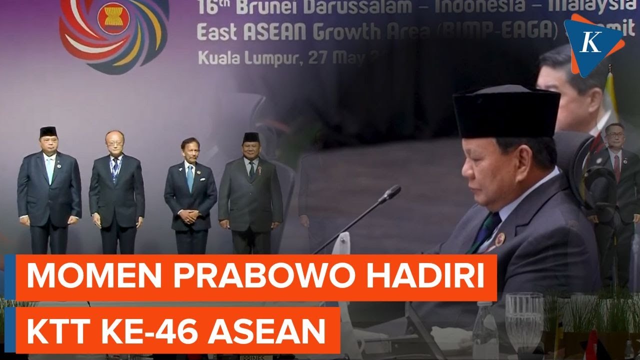 Momen Prabowo Hadiri KTT ke-46 ASEAN - YouTube