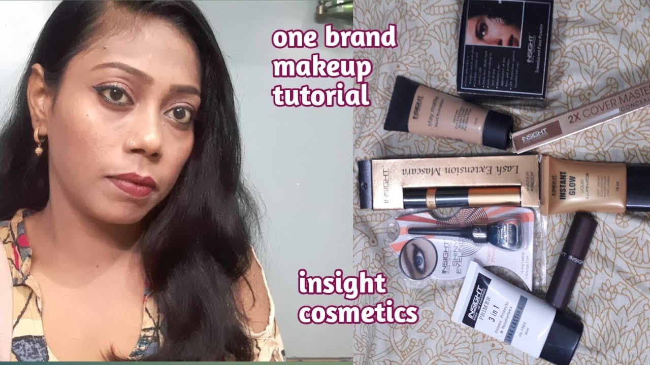 one brand makeup tutorial insight cosmetics || very affordable makeup ...
