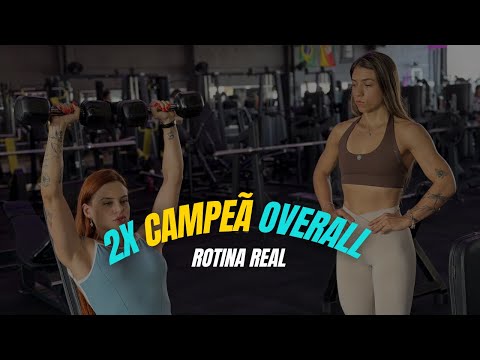 De magrinha a 2x Overall | Treino com atleta Bikini a 9 semanas do campeonato