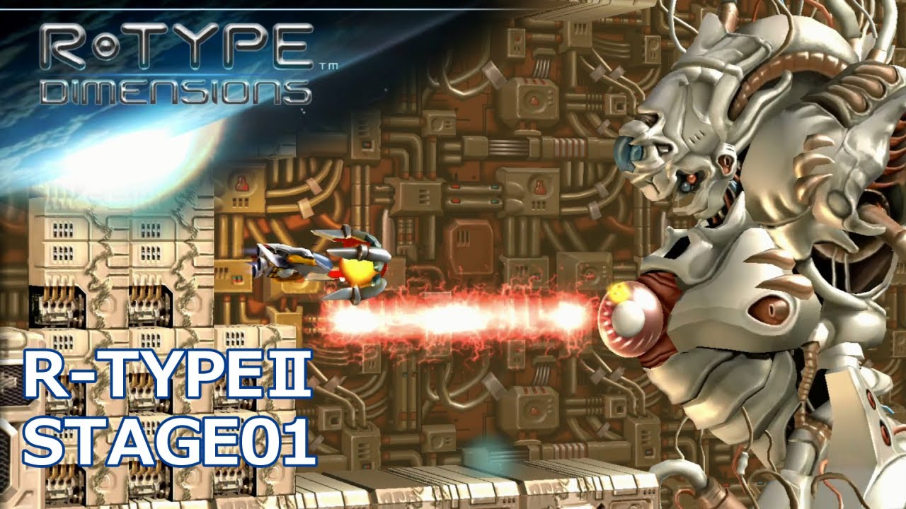 R-TYPE DIMENSIONS（Switch版） R-TYPEⅡ ステージ1 - YouTube