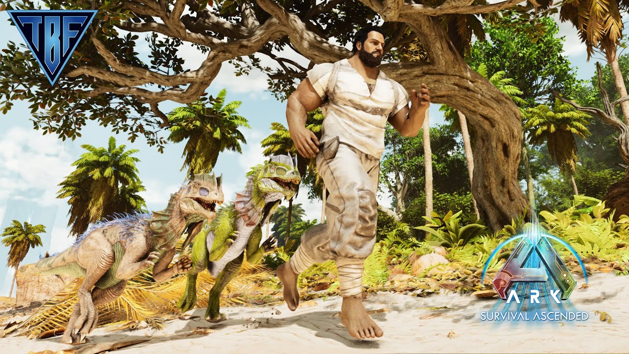 Ark Survival Ascended Day 1 Survival! Brand new playthrough! Beach Bob ...