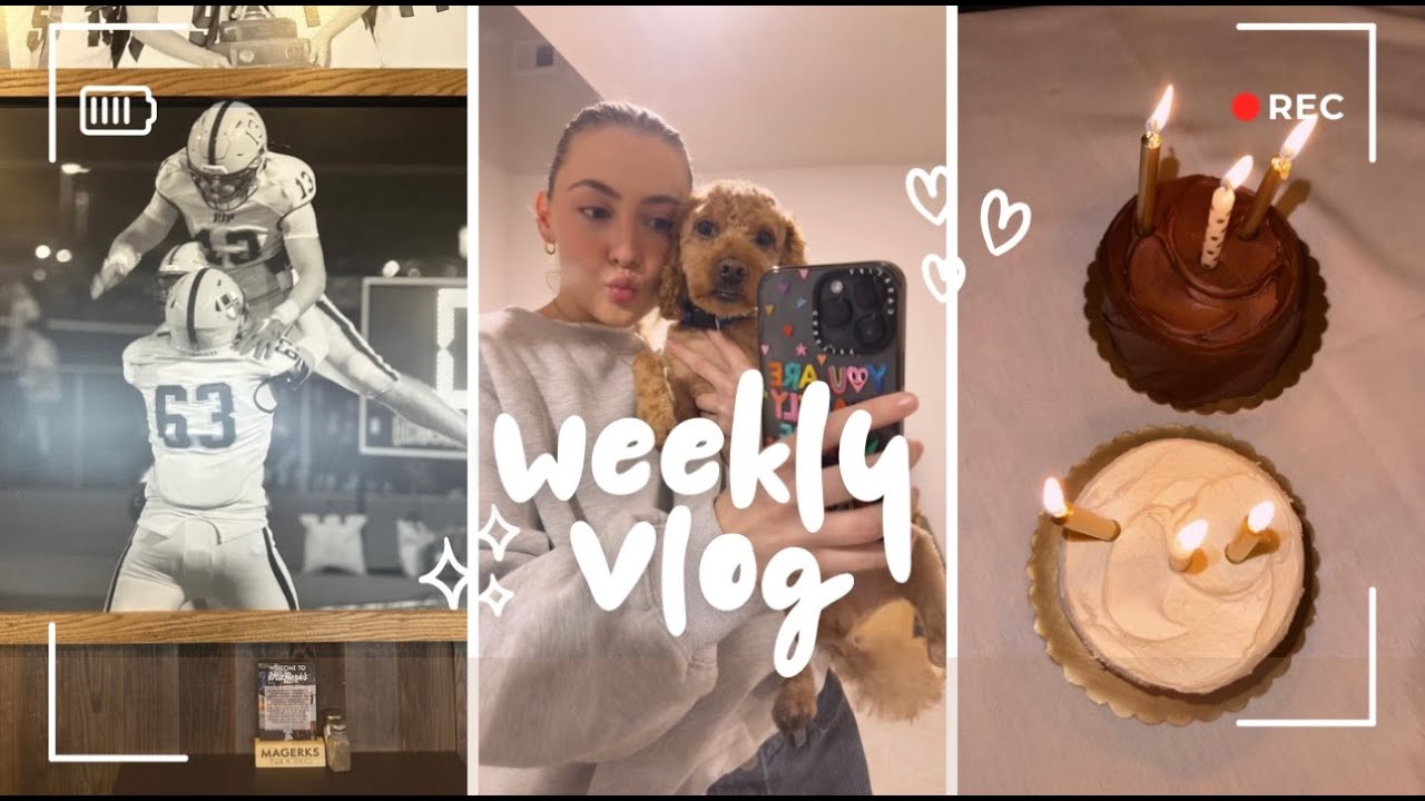 VLOG | last week of December & first week of January, birthday ...