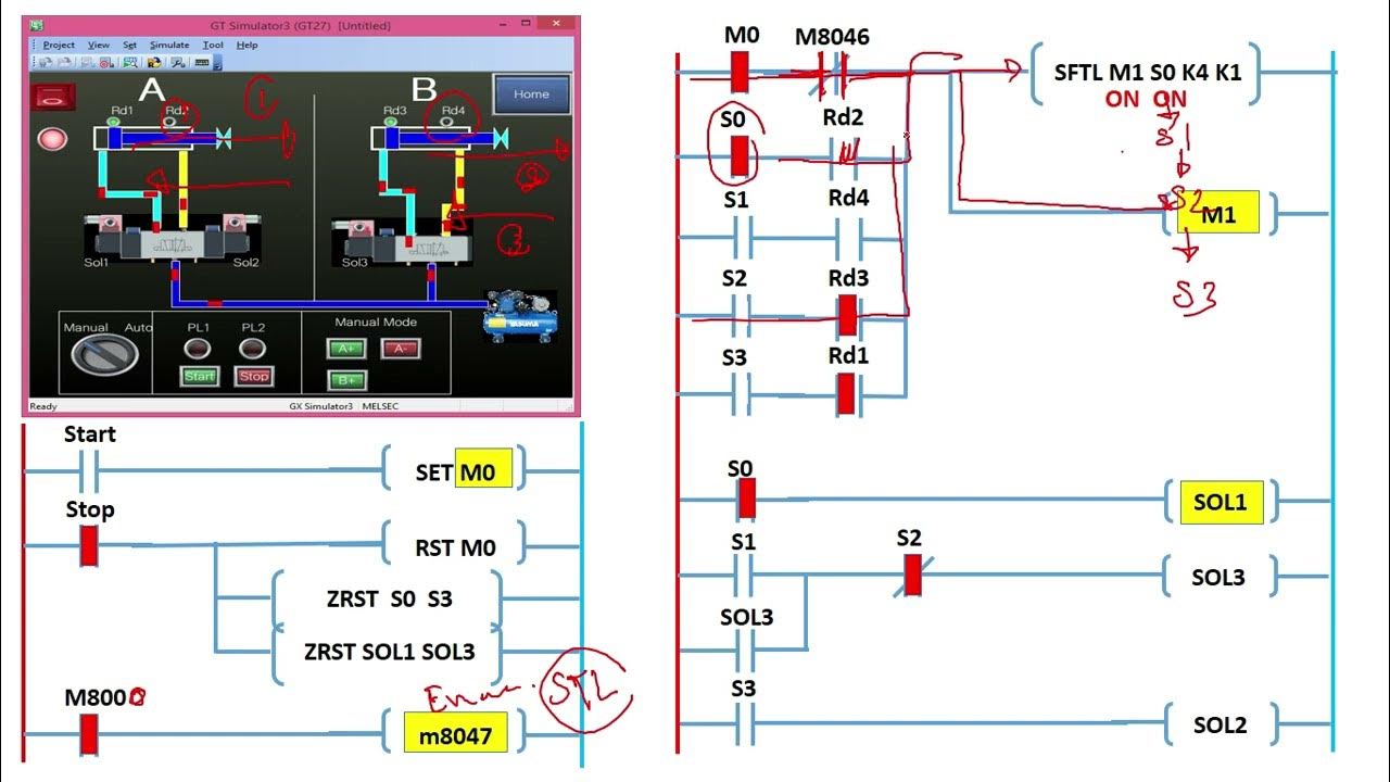 การใช้คำสั่ง SFTL/SFTR ((bit) Shift Left/(bit) Shift Right) - YouTube