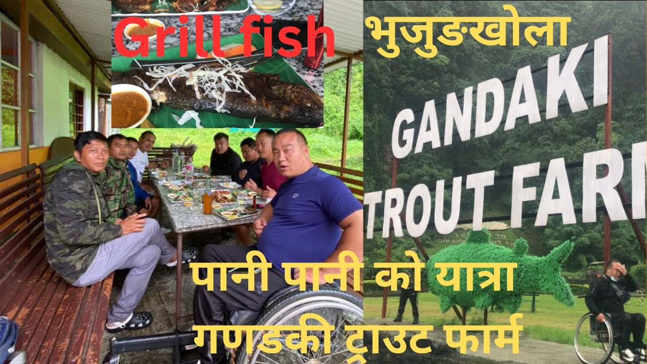 ट्राउट माछा खानु जादा पानी परेर हैरन बनायो ! AT GANDAKI TROUT FARM ...