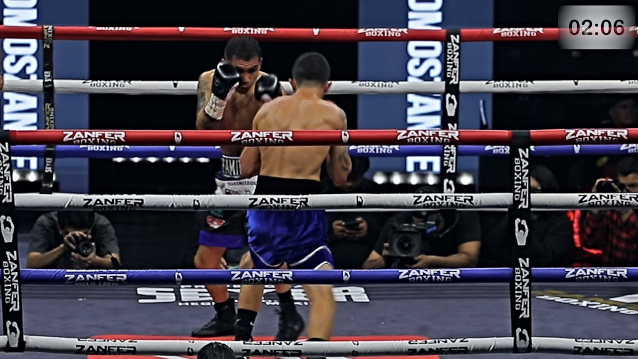 "LOGAN VS ROBLES" BOXING WAR, GUERRA ZANFER 3RD ROUND - YouTube
