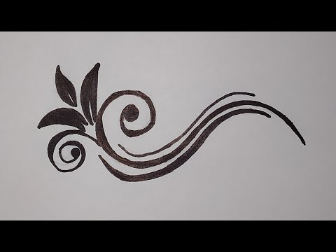 Rəsm - Naxış Necə Çəkilir - How to Draw Pattern