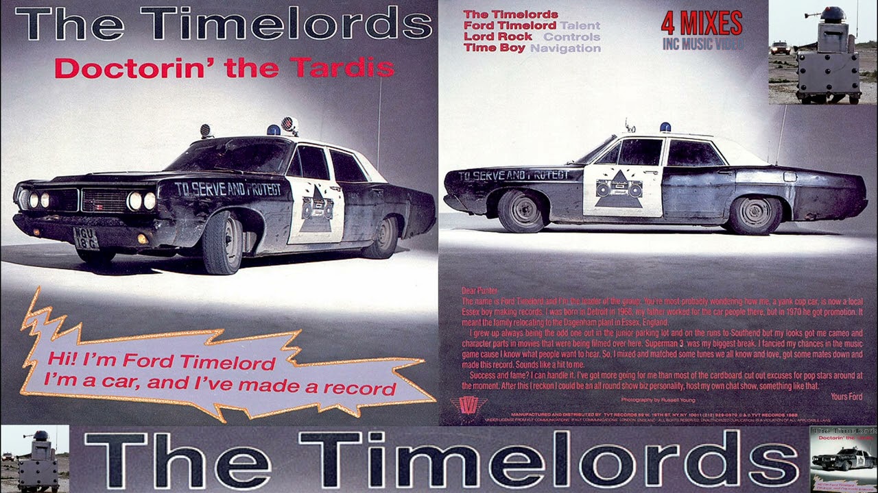 THE TIMELORDS ⚡📱⚡ "DOCTORIN' THE TARDIS" (1988) x4 MIXES inc VIDEO ...
