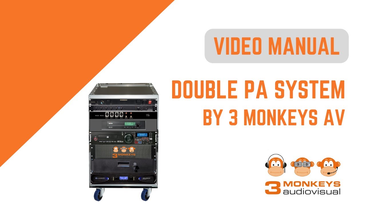 Double PA User Video Manual by 3 Monkeys AV - YouTube