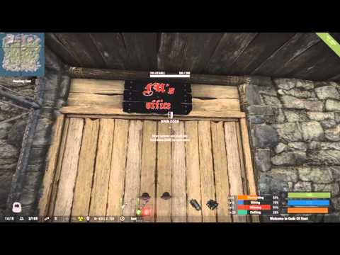 Rust Update 5/2/16 first look at the new Ladder Hatch on Gods Of Rust ...