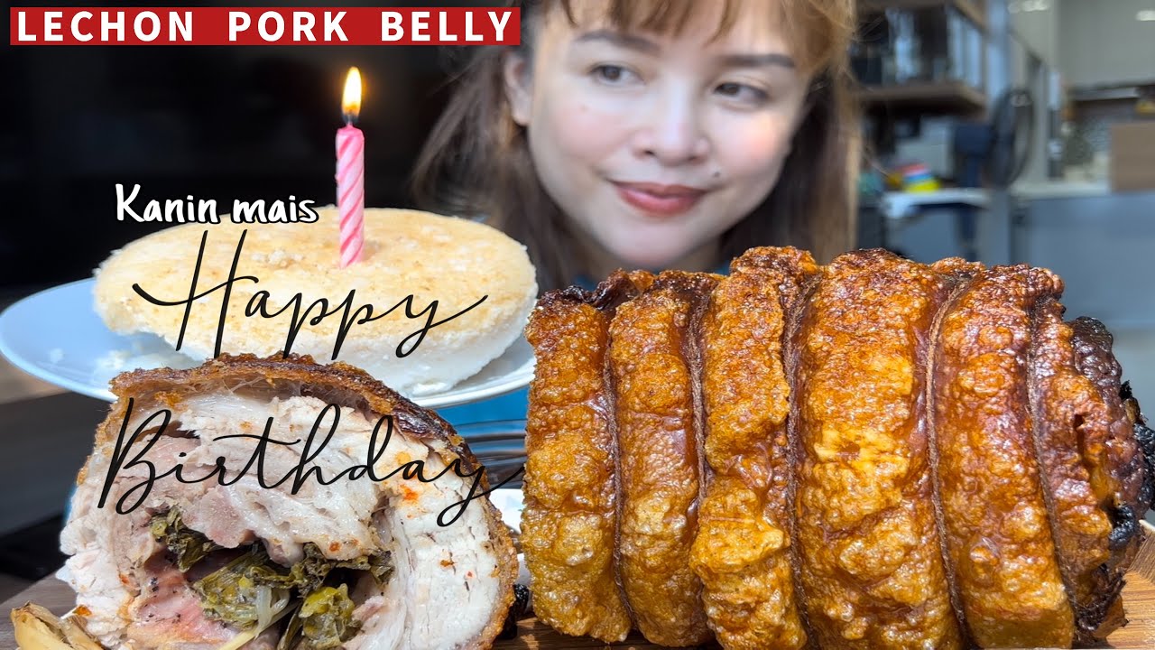 LECHON PORK BELLY ROLL WITH VEGETABLES STUFFING AT KANIN MAIS ...