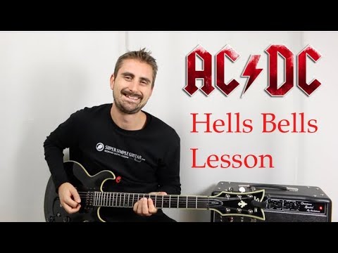 AC/DC Hells Bells Guitar Lesson - Tutorial - How To Play - YouTube