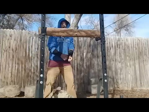 Training Back Everyday Day 163: Stone Over The Log "Power Endurance ...