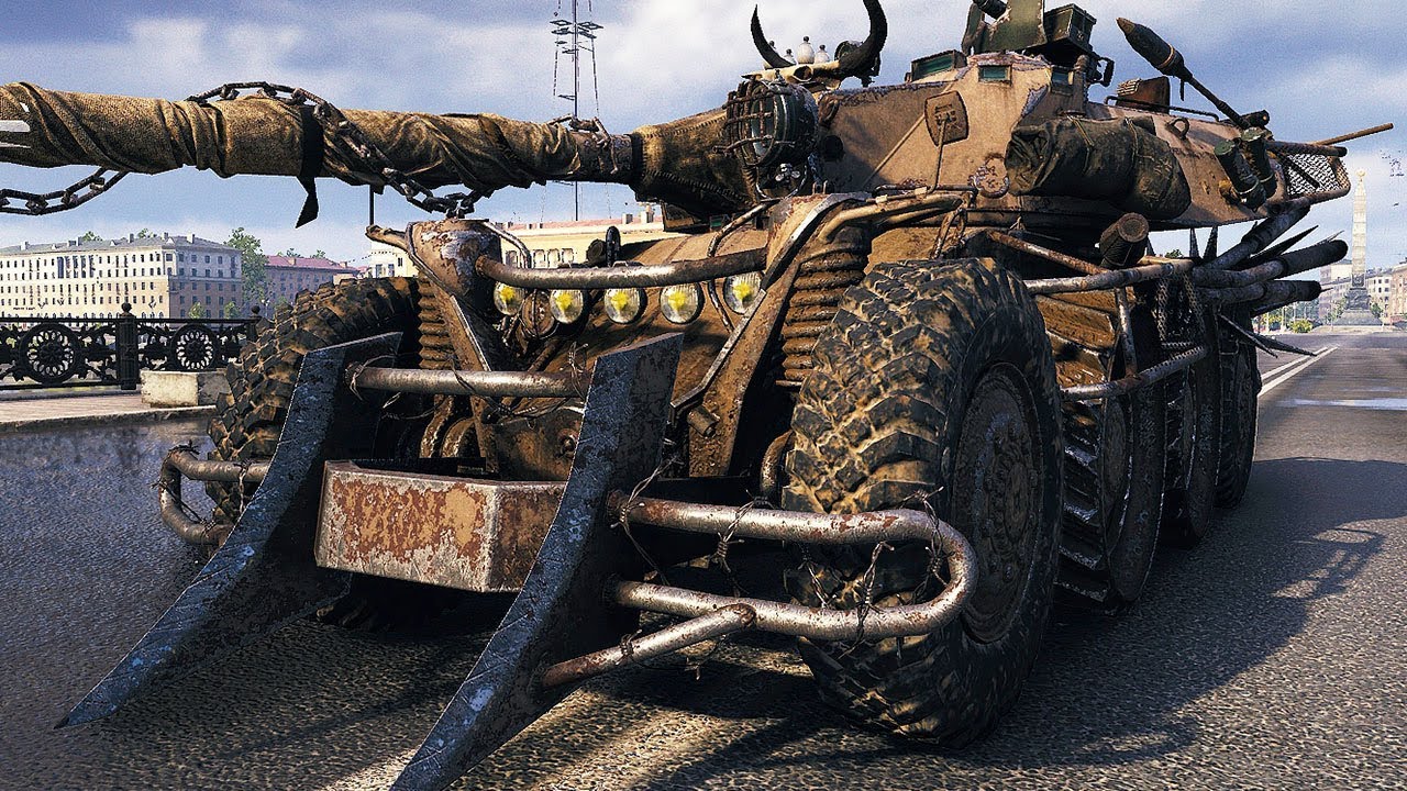 Panhard EBR 105 - MAD MAX IN THE CITY - World of Tanks Gameplay - YouTube