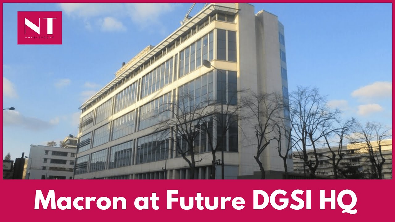 Live: Macron Speaks at Future DGSI Site in Saint-Ouen | France Security ...
