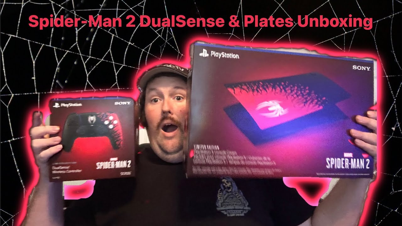 Spider Man 2 DualSense & Plates for PS5 Unboxing - YouTube
