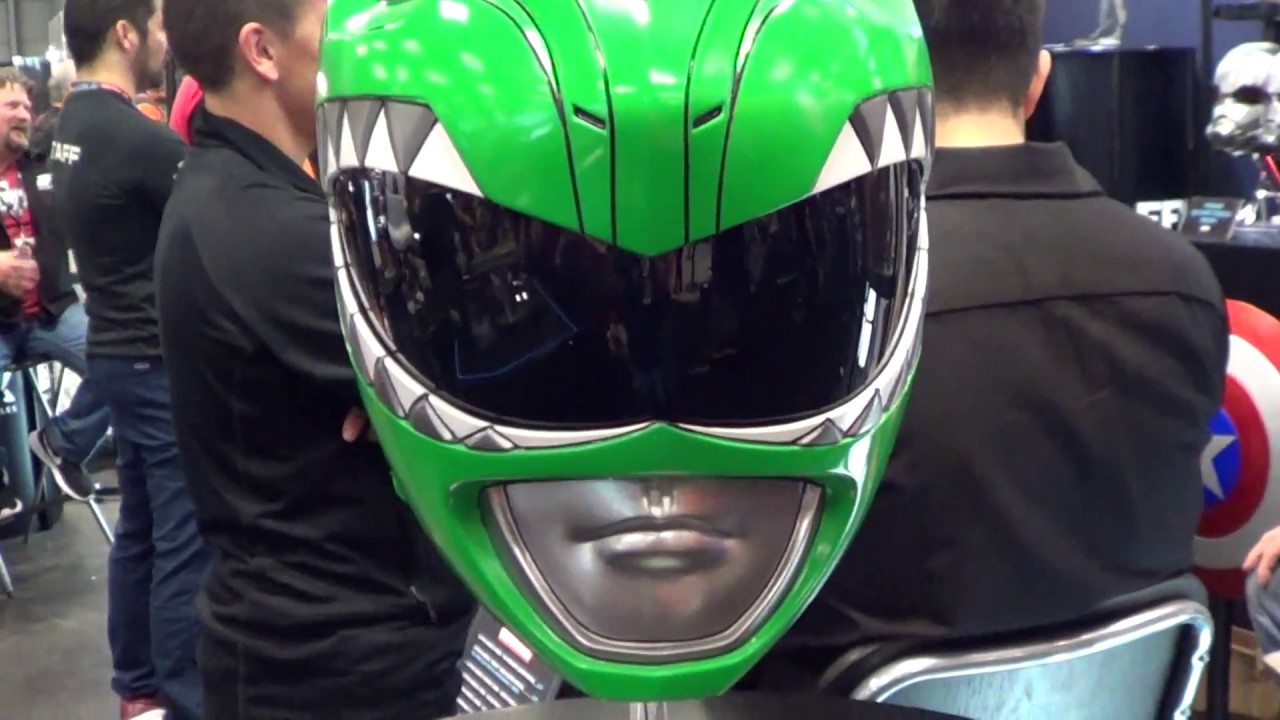 EFX Green Ranger Power ranger Helmet at NYCC 2017 - YouTube