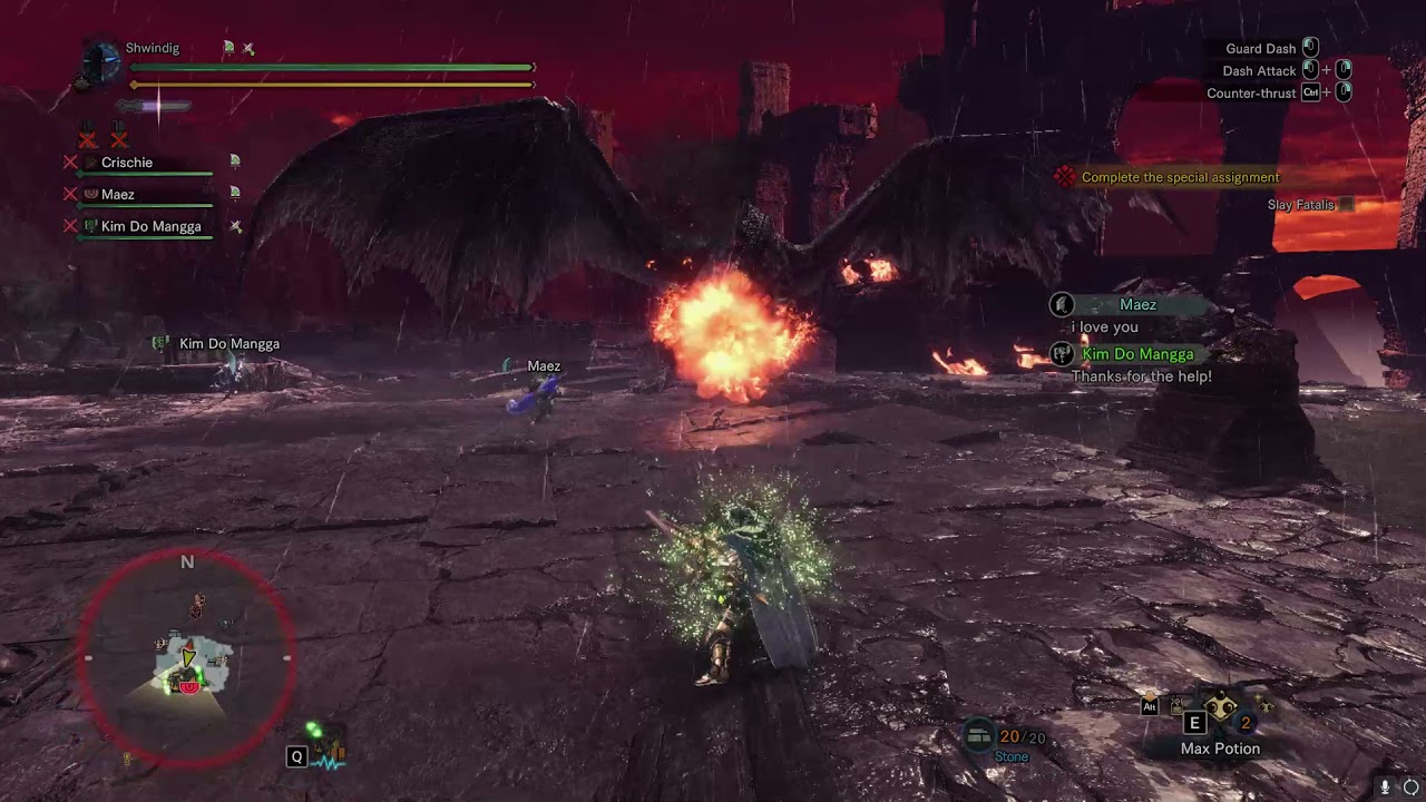 Proof You Can Block Fatalis Fire for Someone Else - YouTube
