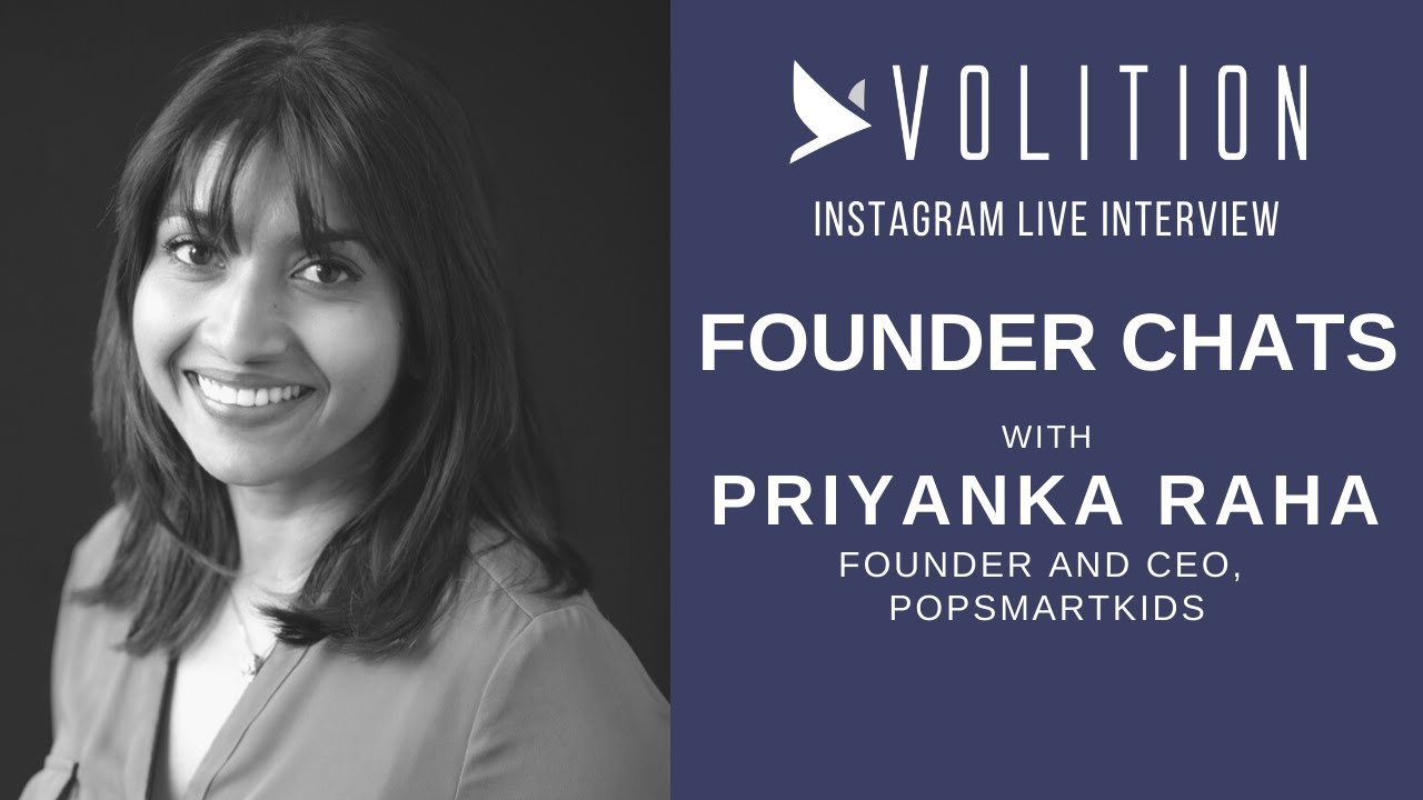 Founder Chats with Priyanka Raha, Founder and CEO of PopSmartKids - YouTube