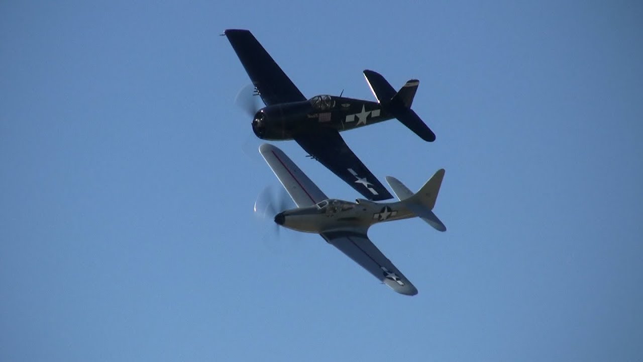 F6F-5 Hellcat P-63 KingCobra - YouTube