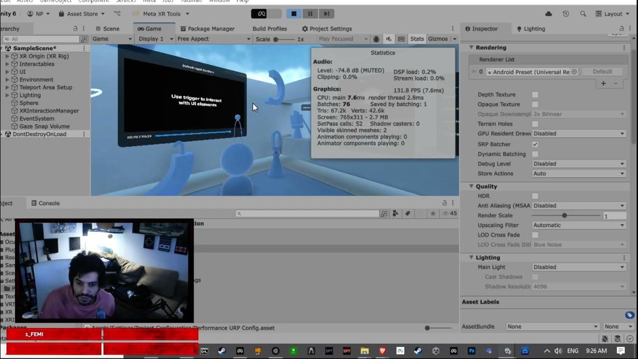 Optimizing for Meta Quest In Unity Pt.1 - YouTube
