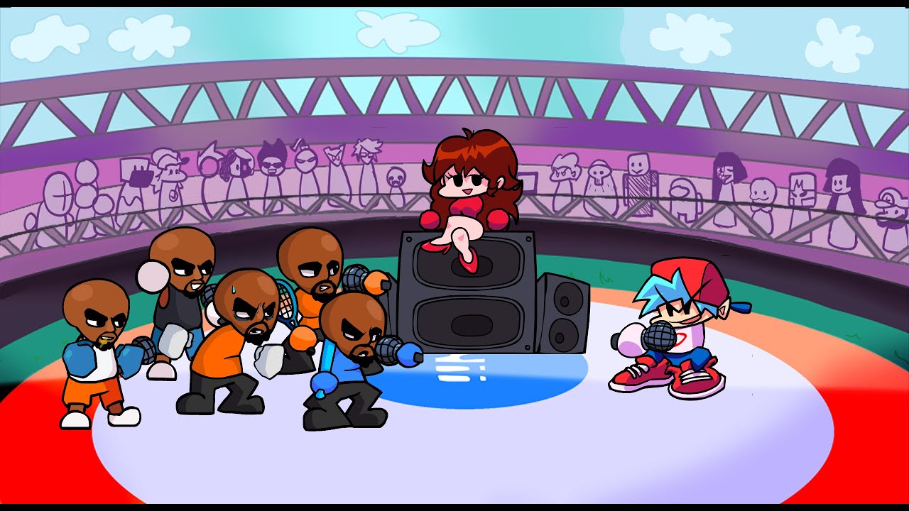 FNF Every spam moment from matt But Charted - YouTube