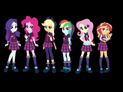 (MLP EQG SpeedPaint) Mane 6 as ShadowBolts - YouTube