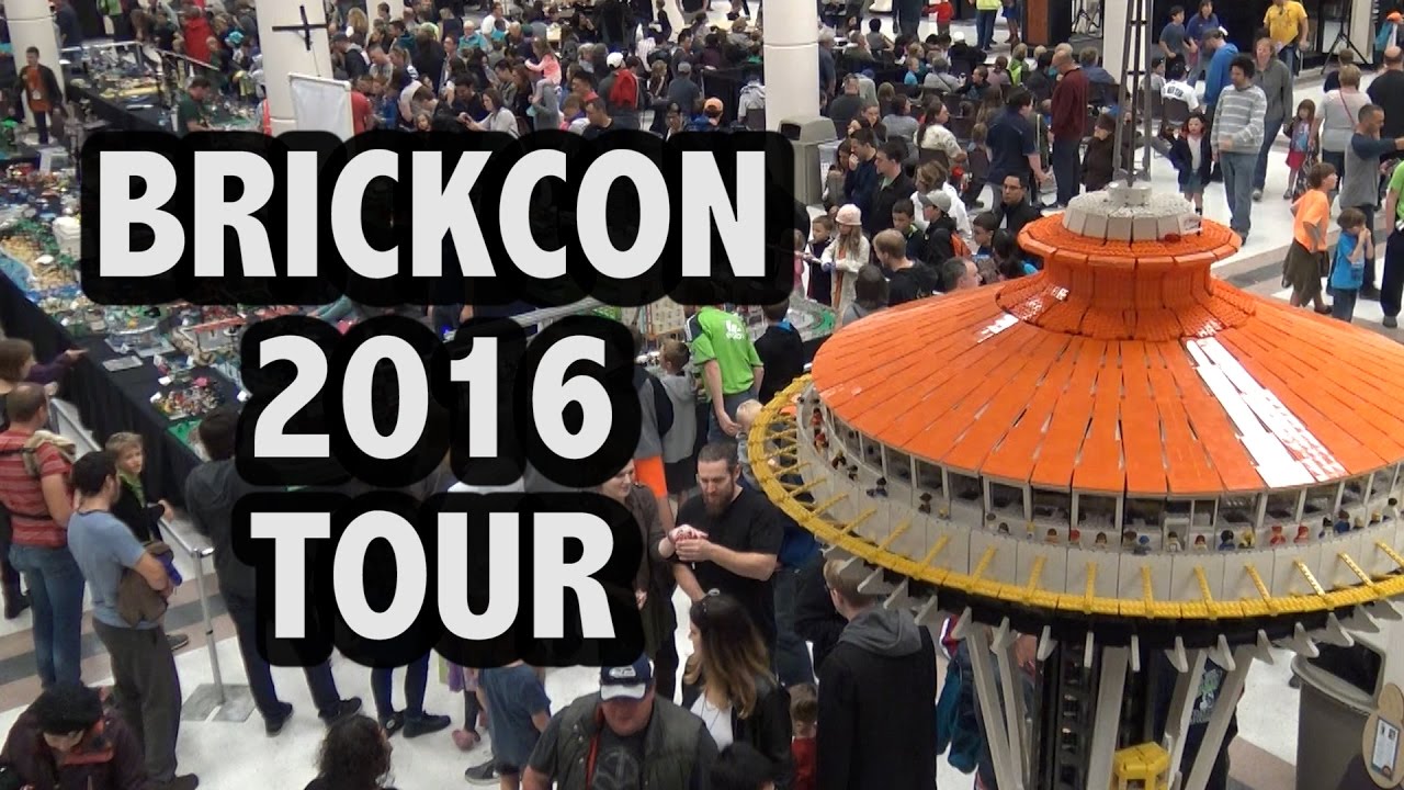 BrickCon 2016 LEGO Convention Complete Guided Tour - YouTube
