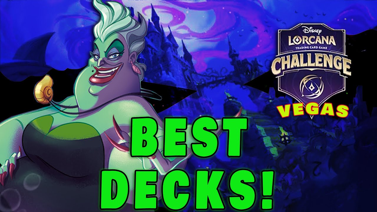 The 10 Best Lorcana Decks From DLC Vegas! The Meta Report! - YouTube