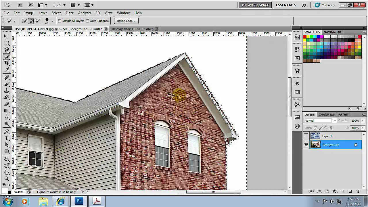 PHOTOSHOP CS5 SKY REPLACEMENT TUTORIAL Just Became Easier - YouTube