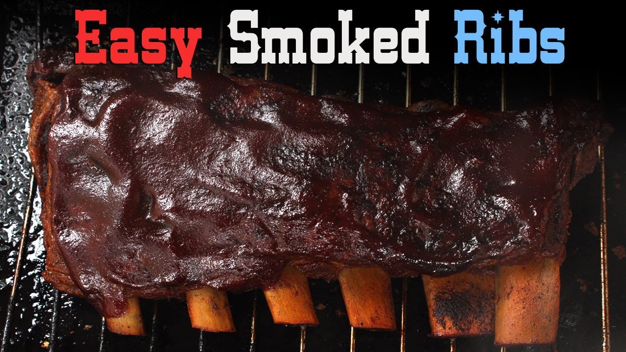 Easy Smoked Ribs - YouTube