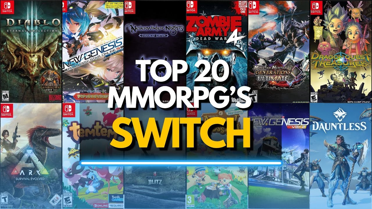 Top 20 Best MMORPG Games on Nintendo Switch! - YouTube