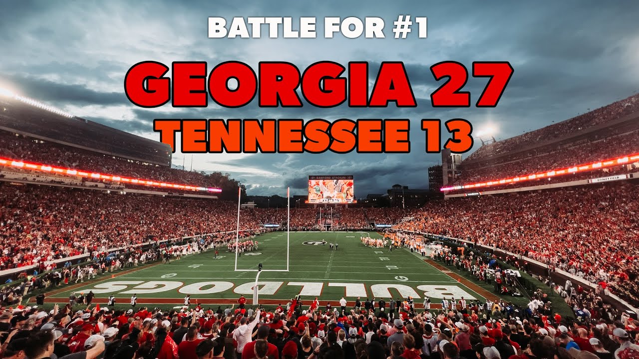 Epic Day in Athens Watching Georgia Football Destroy Tennessee - YouTube