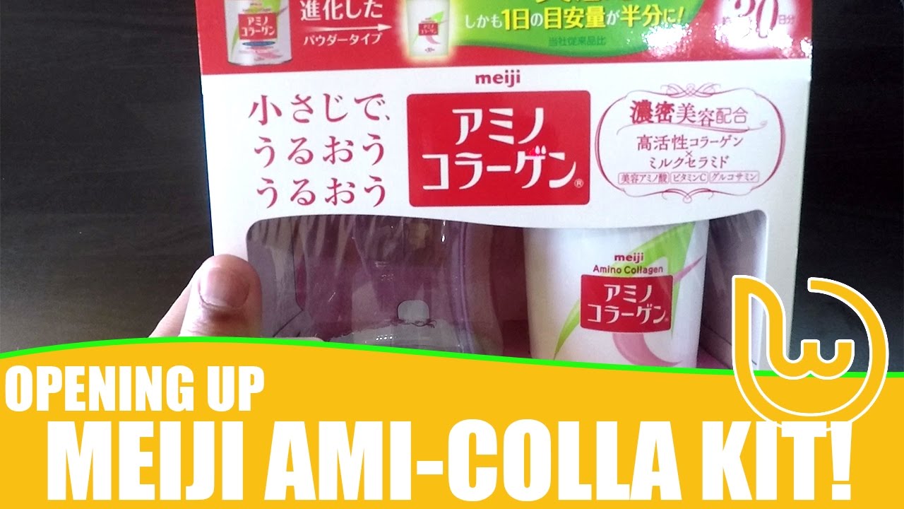 Opening Up Meiji Amino Collagen Starter Kit! - YouTube