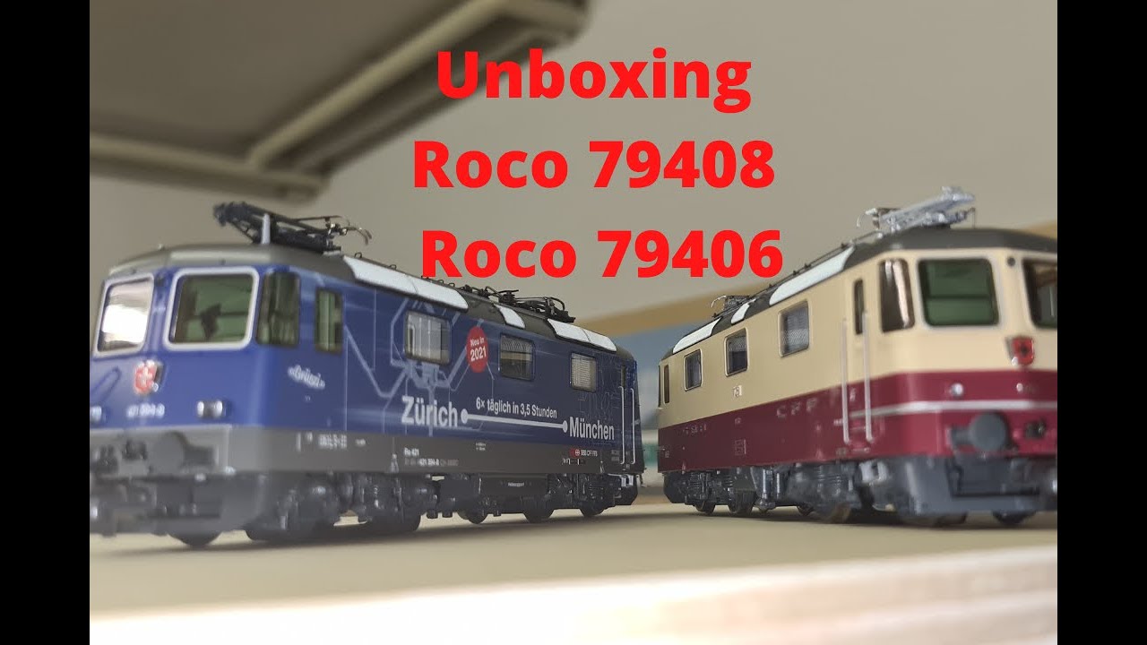 Unboxing Roco 79408, Roco 79406 - YouTube