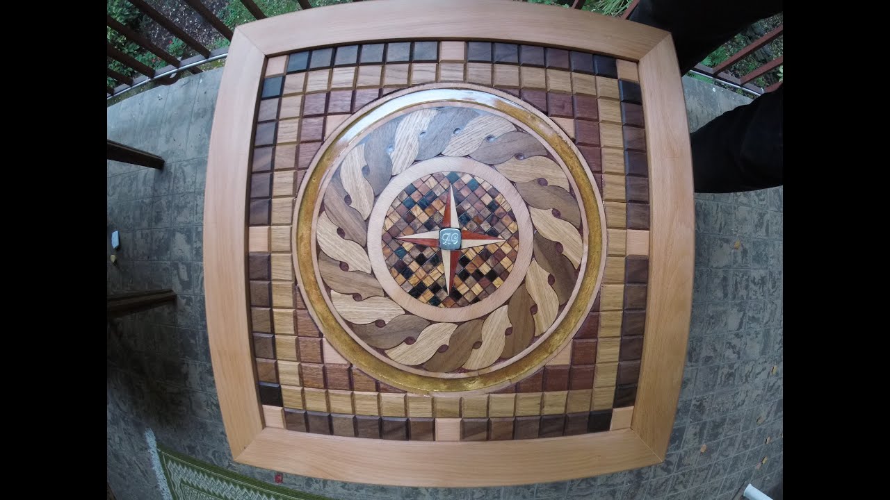 Making of custom beech wooden table - YouTube